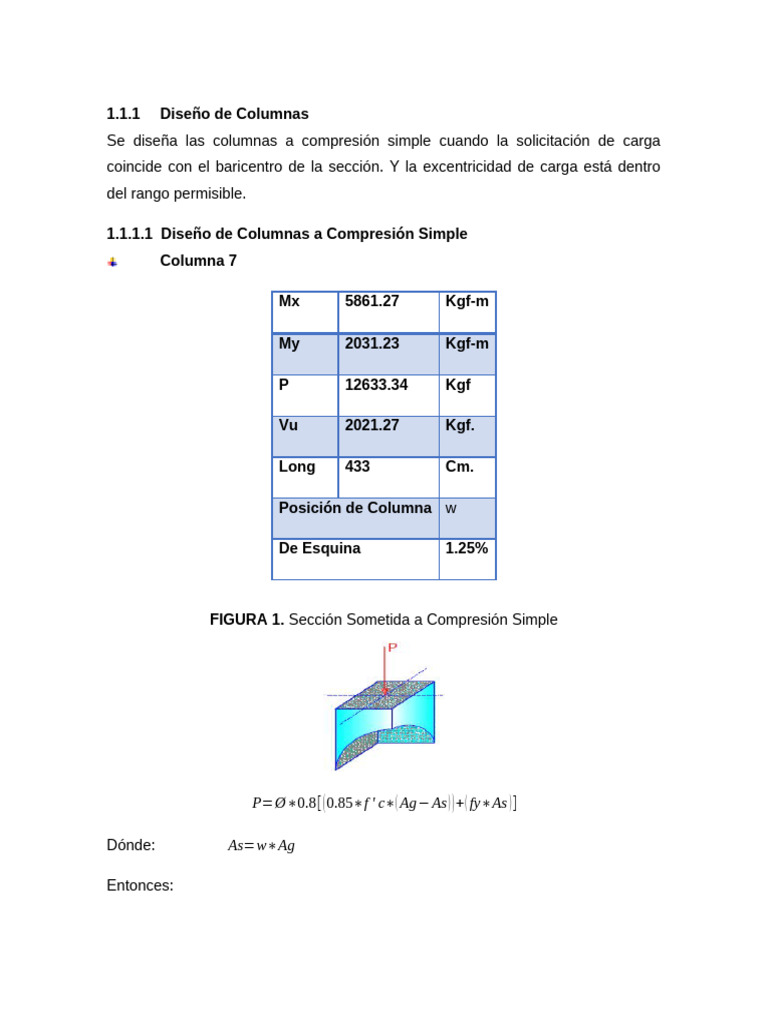 Diseño y Cálculo de Columnas Estructurales | PDF | Ingeniería estructural