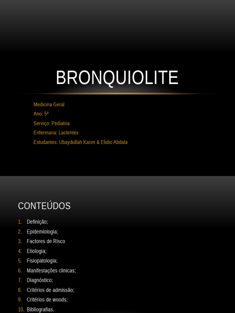 Bronquiolite - Pediatria | PDF | Doenças e distúrbios humanos ...