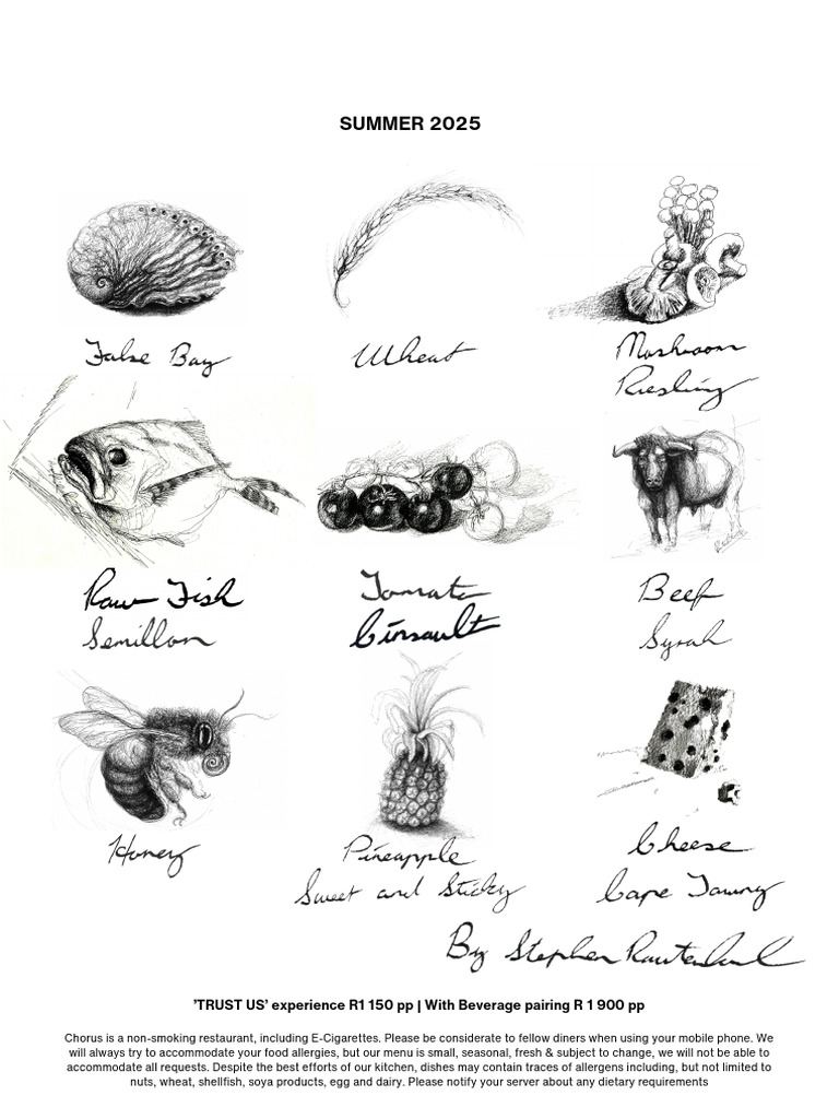 CHORUS Menu February 2025 | PDF