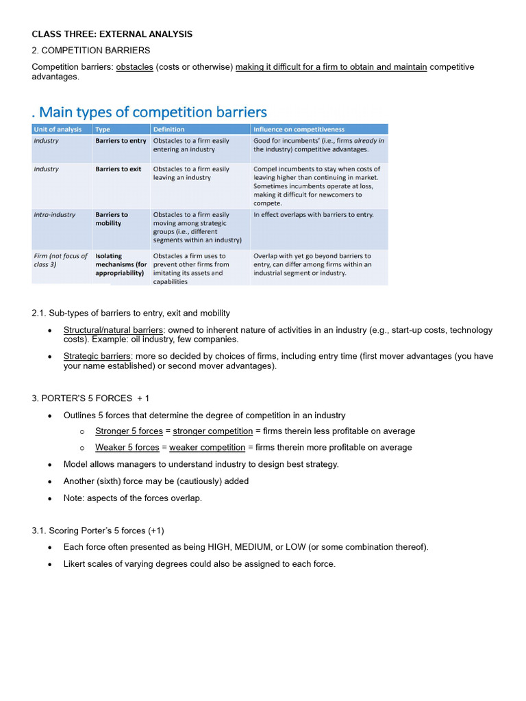 Strategic Management - CLASS THREE | PDF | Monopoly | Profit (Economics)