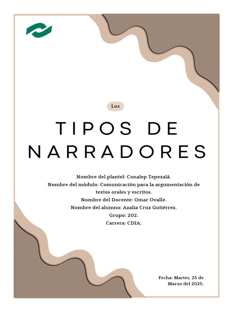 Narrador.pdf | PDF | Narración