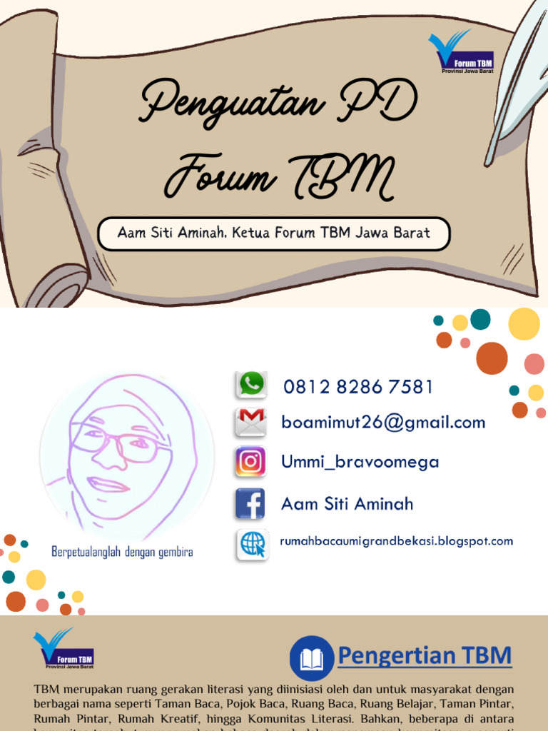 Penguatan Pengelola Perpustakaan Dan TBM | PDF