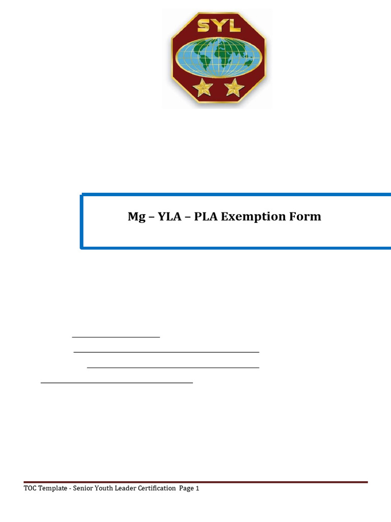 Excempt Form Fundamental | PDF