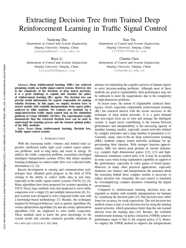 IEEE 2021 DQL Extracting Decision Tree | PDF | Artificial Intelligence | Intelligence (AI ...