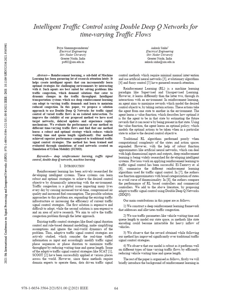 IEEE 2021 DQL Double Deep | PDF