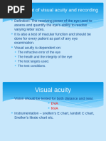 Visual Acuity Conversion Chart | PDF | Visual Acuity | Experimental ...