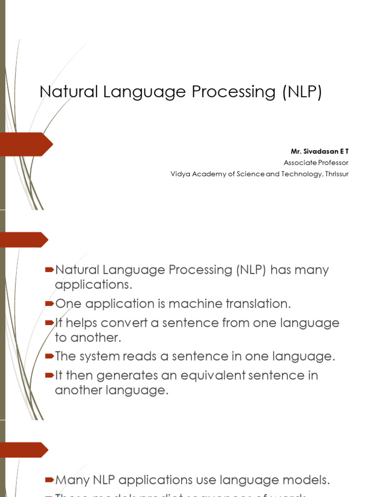 Natural Language Processing | PDF | Cognition | Learning