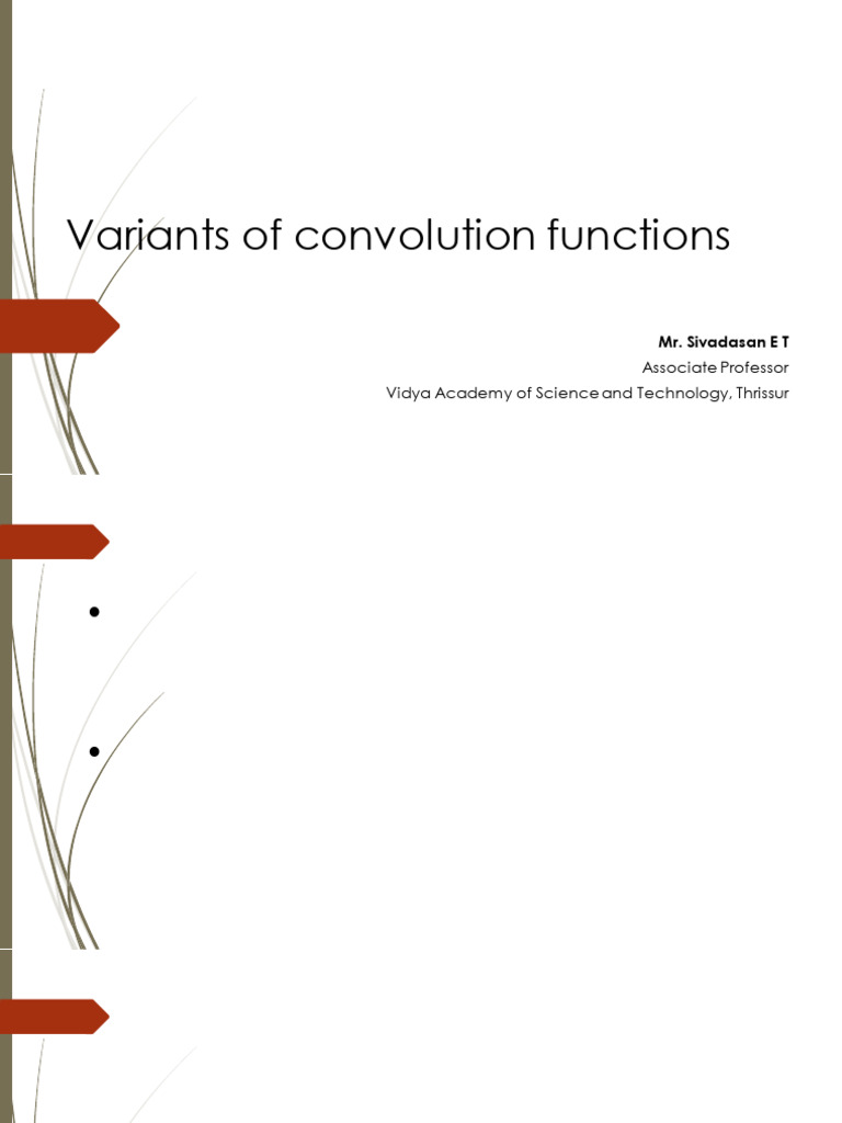 Varience of Basic Convolution Function | PDF | Mathematical Physics | Mathematical Analysis