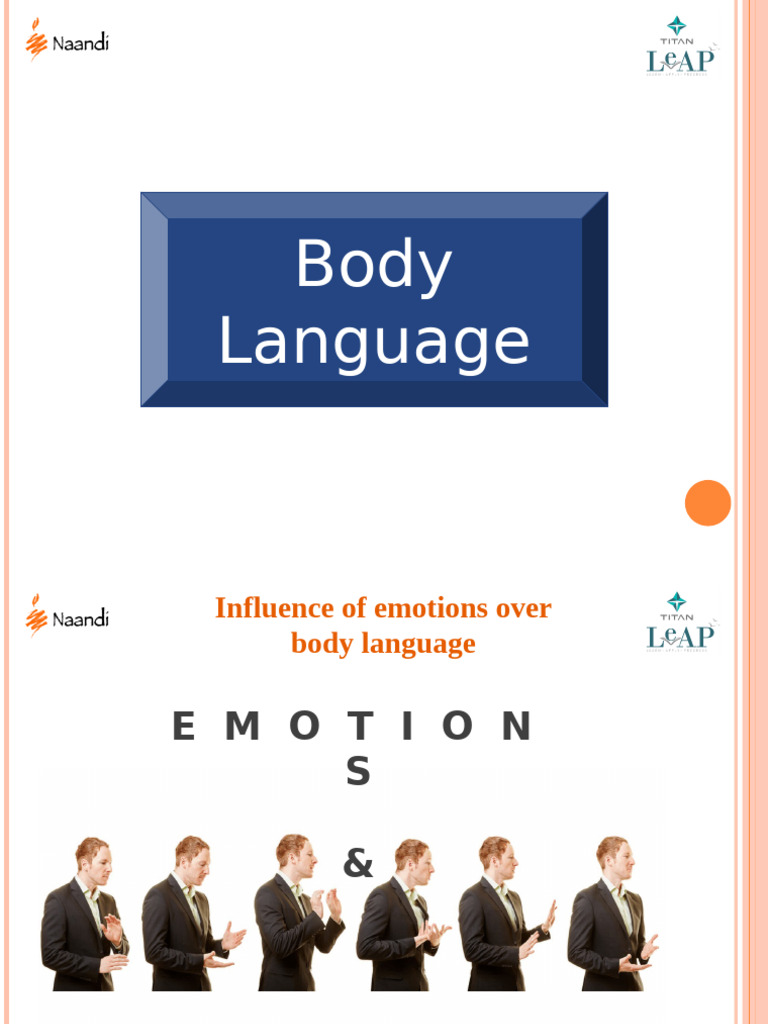 AU-LS-3 - Body Language and Professional Grooming | PDF | Body Language ...