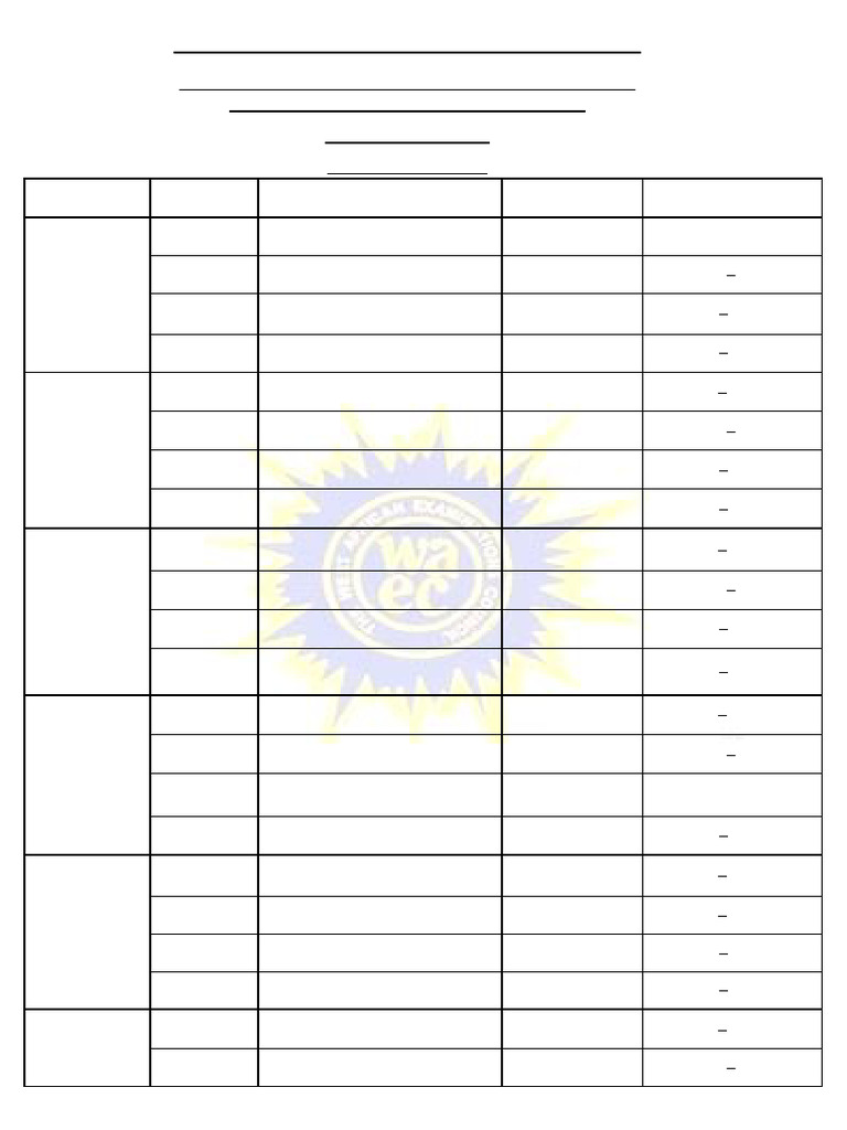 2025 BECE Timetable NEW | PDF