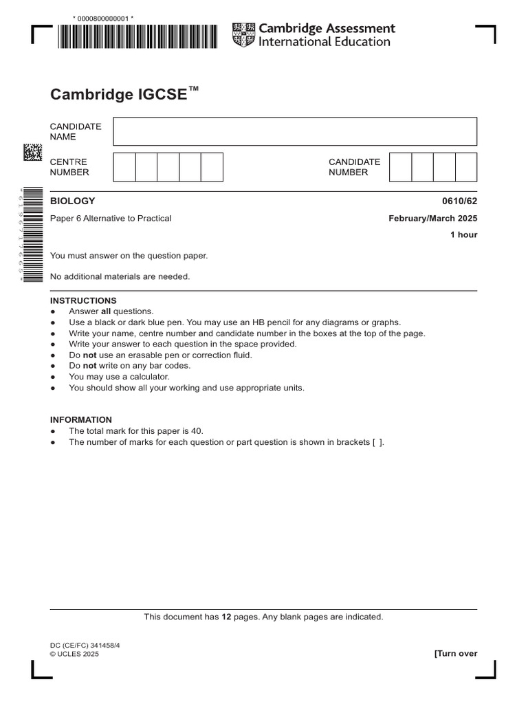 2025 FM Paper 62 - 250413 - 191332 | PDF | Leaf | Egg White