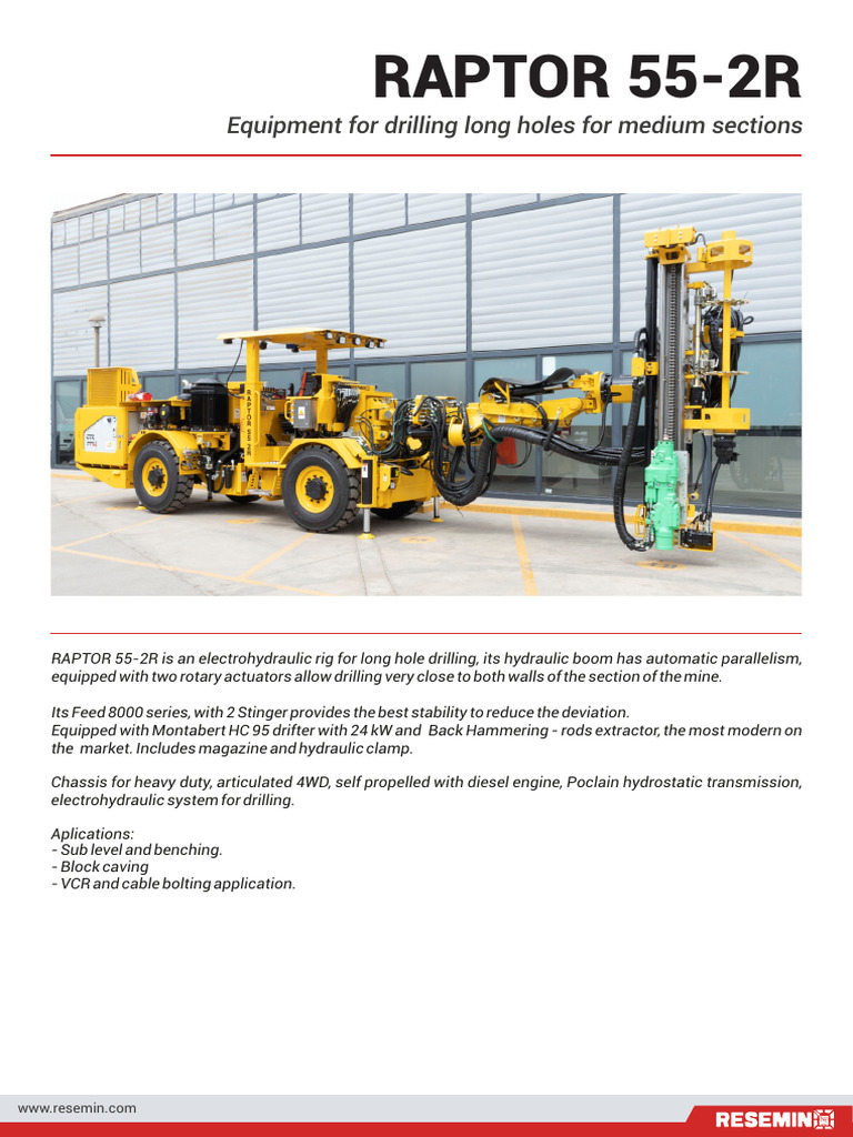 Raptor 55-2R Drilling Rig Overview | PDF | Alternating Current | Actuator