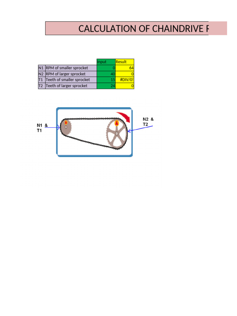 Chain Drive Calculation | PDF