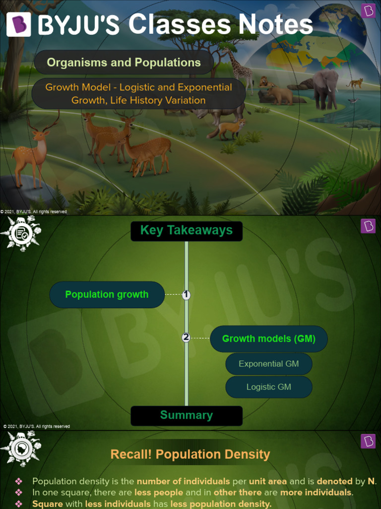 Logistic and Exponential Growth Models | PDF | Population Growth ...