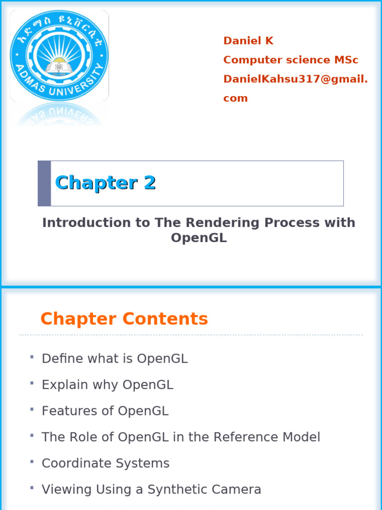 Chapter 2 - Rendering Process With OpenGL | PDF | Computer Graphics | Rendering (Computer Graphics)