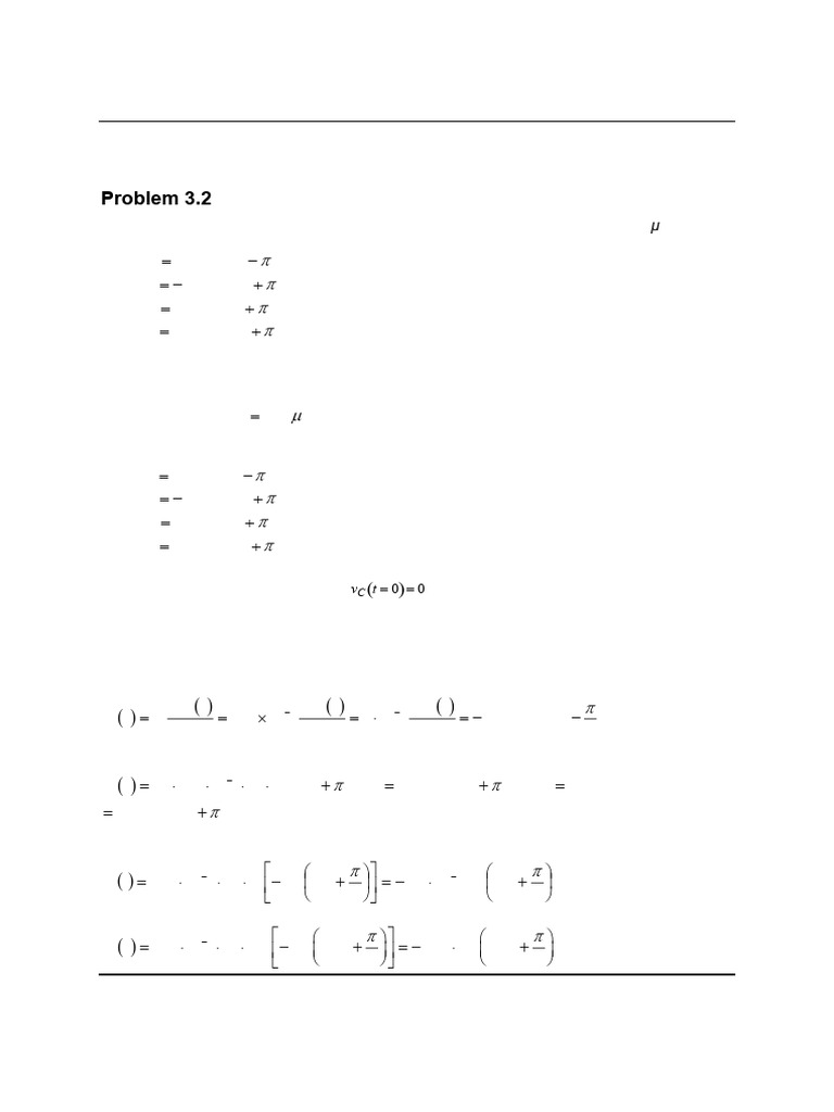 Assignment02 Chapter03 Solution | PDF | Capacitor | Inductor