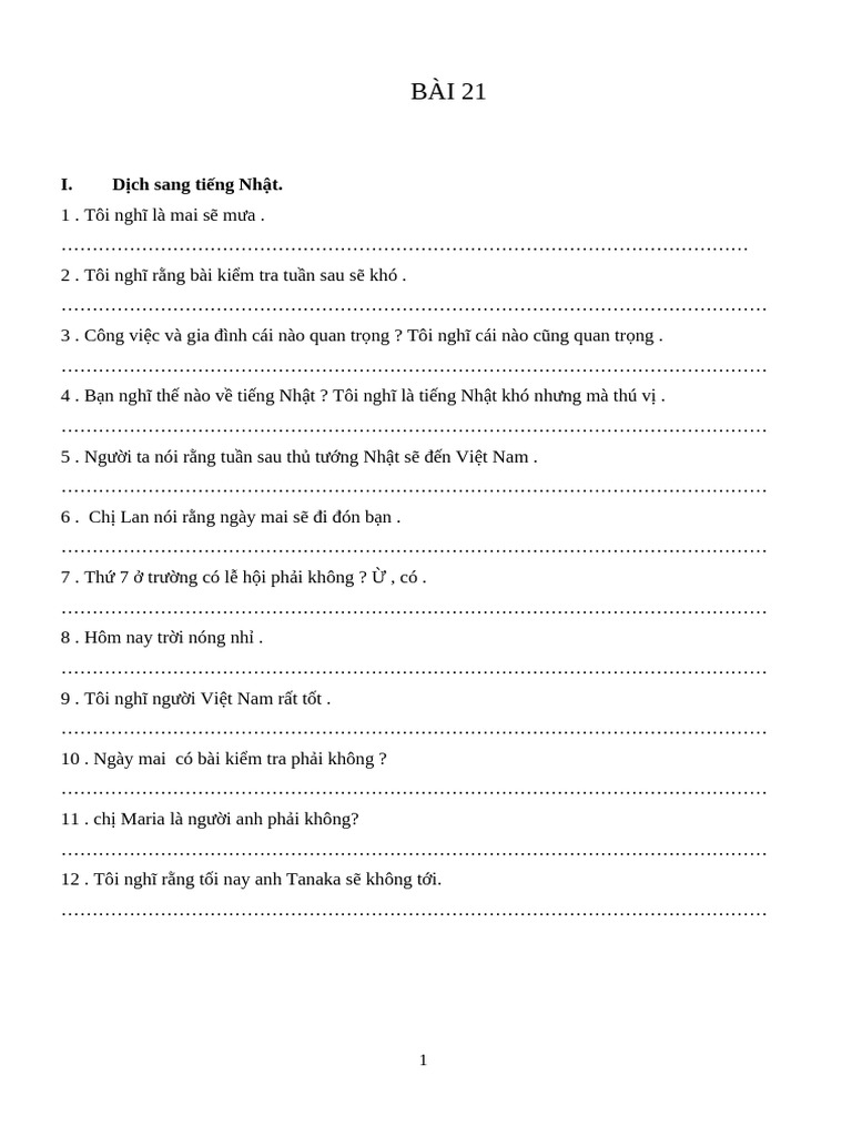 Bài 21btap dich | PDF