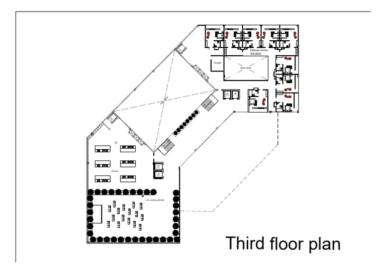 Third Floor Plan with Deluxe Rooms | PDF