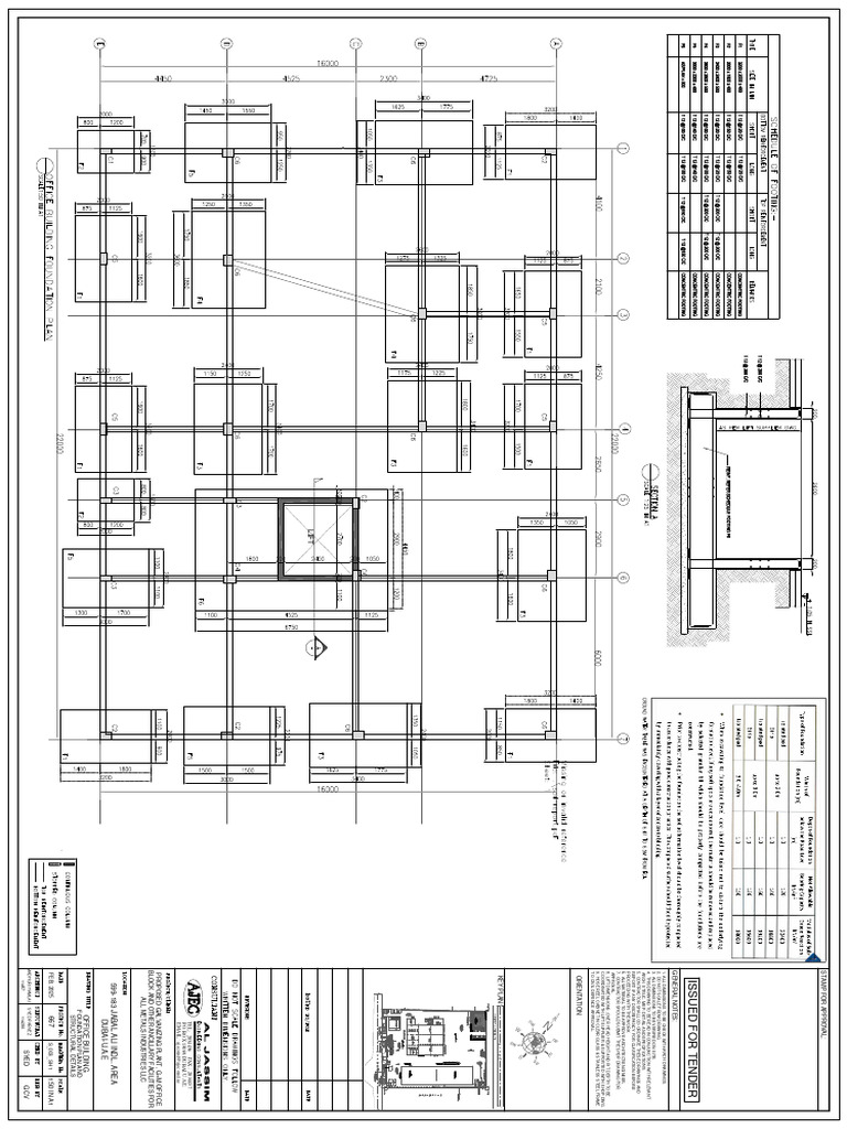 S 003 SH 1 Office Building Structural Details | PDF