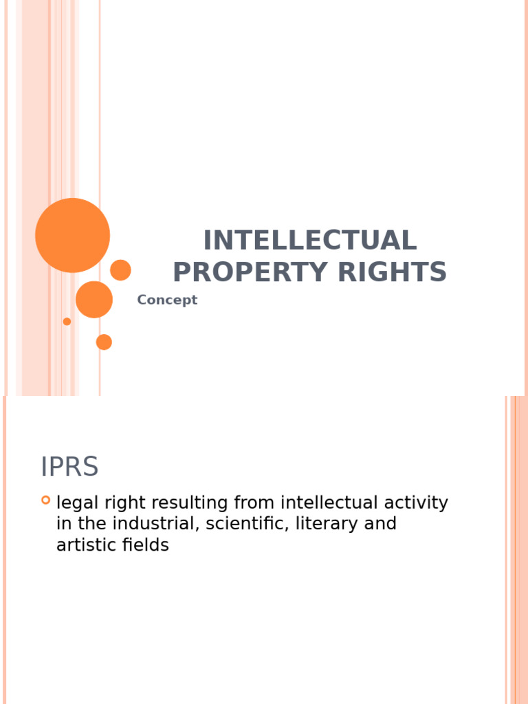 IPRs | PDF