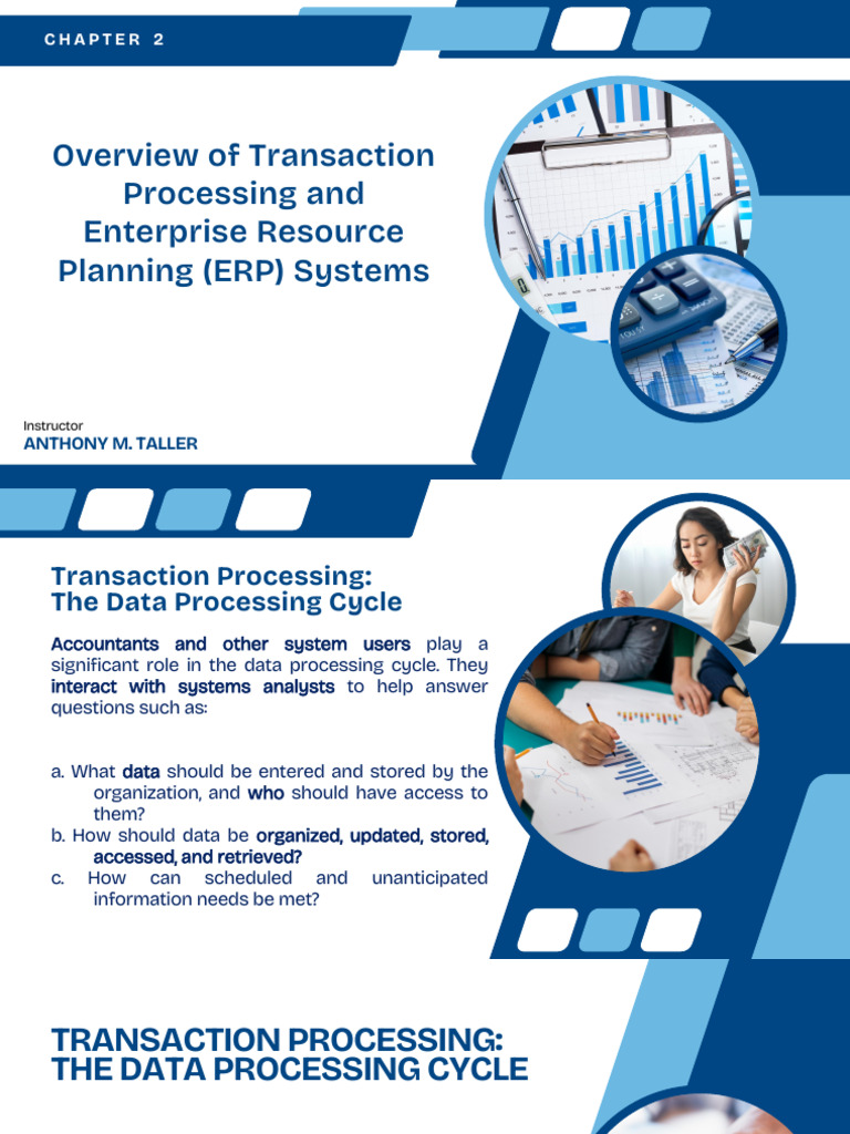 C2 Transaction Processing and Enterprise Resource Planning Ppt | PDF | Enterprise Resource ...