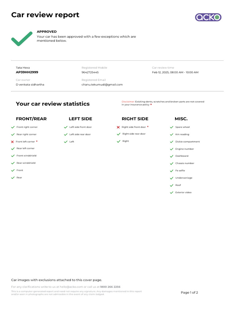 Car Review Report | PDF | Car | Wheeled Vehicles