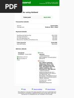 Blue Bird Invoice | PDF