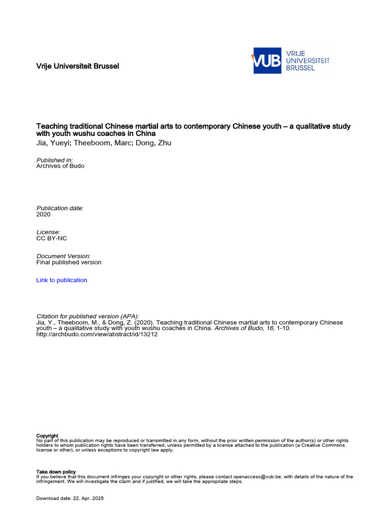 Tcc | PDF | Chinese Martial Arts