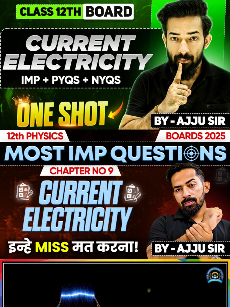 CURRENT ELECTRICITY ONESHOT NOTES BY AJJU SIR_9a5188ca-691e-4221-bbec ...