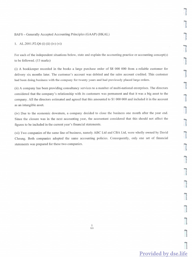 3 General Accepted Accounting Principles | PDF