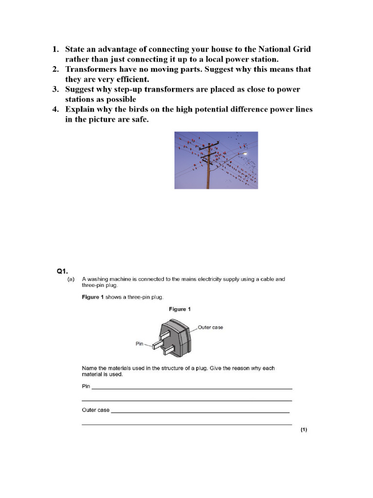 Potential Difference Calculations Guide | PDF | Electronics ...