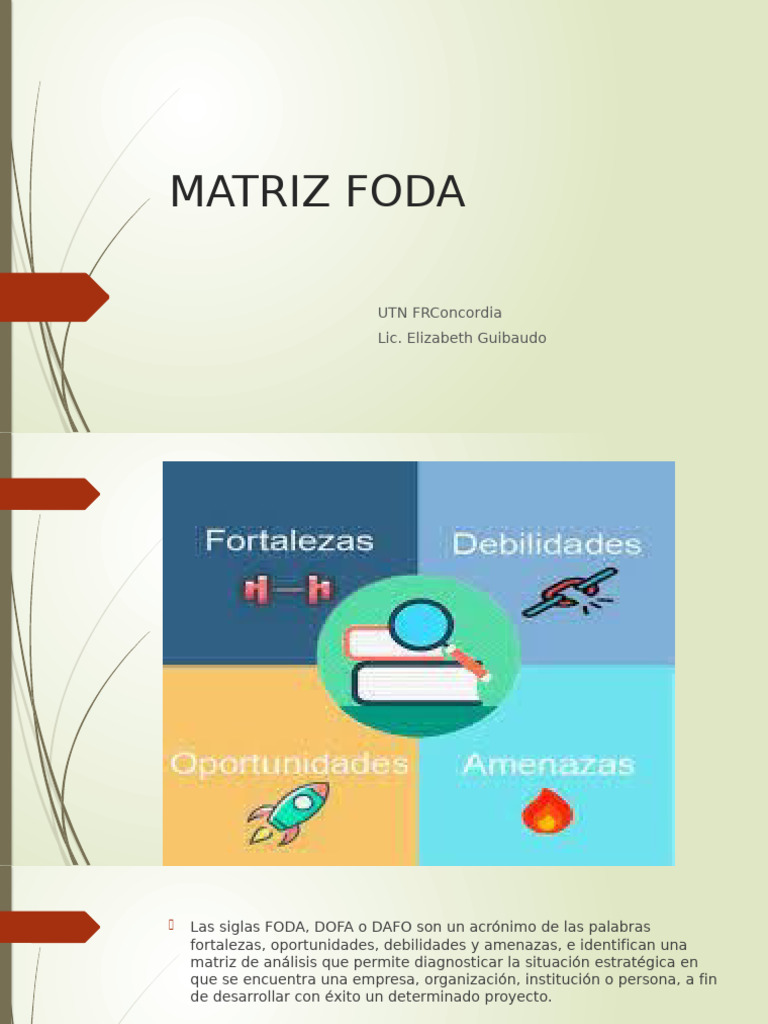 Matriz Foda | PDF
