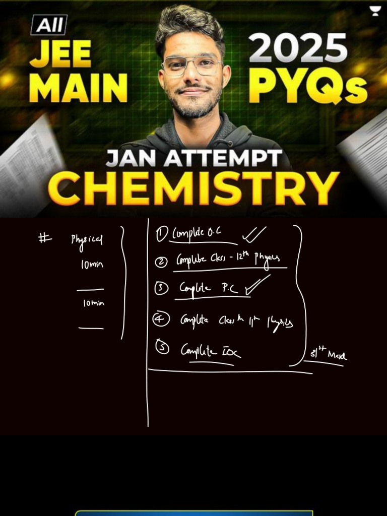 Chapterswise PYQs - JEE Main 2025 Jan Session PDF | PDF