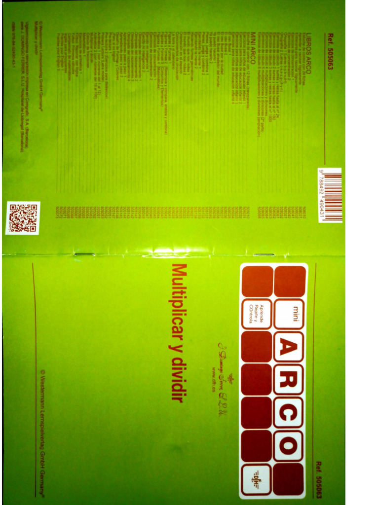 Mini Arco Multiplicar y Dividir | PDF