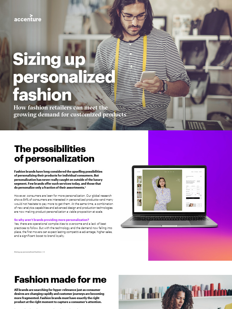 Accenture Retail Fashion Personalization Pov | PDF | Retail | Brand