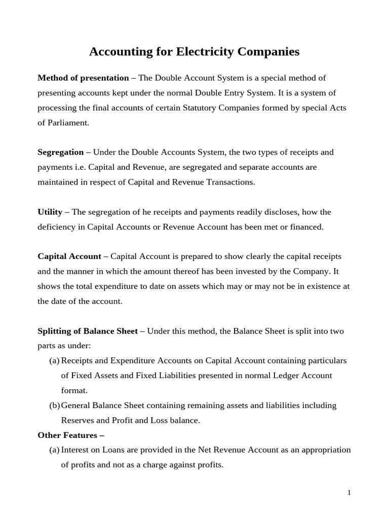 10.1 Audit of Electricity Companies | PDF | Depreciation | Expense