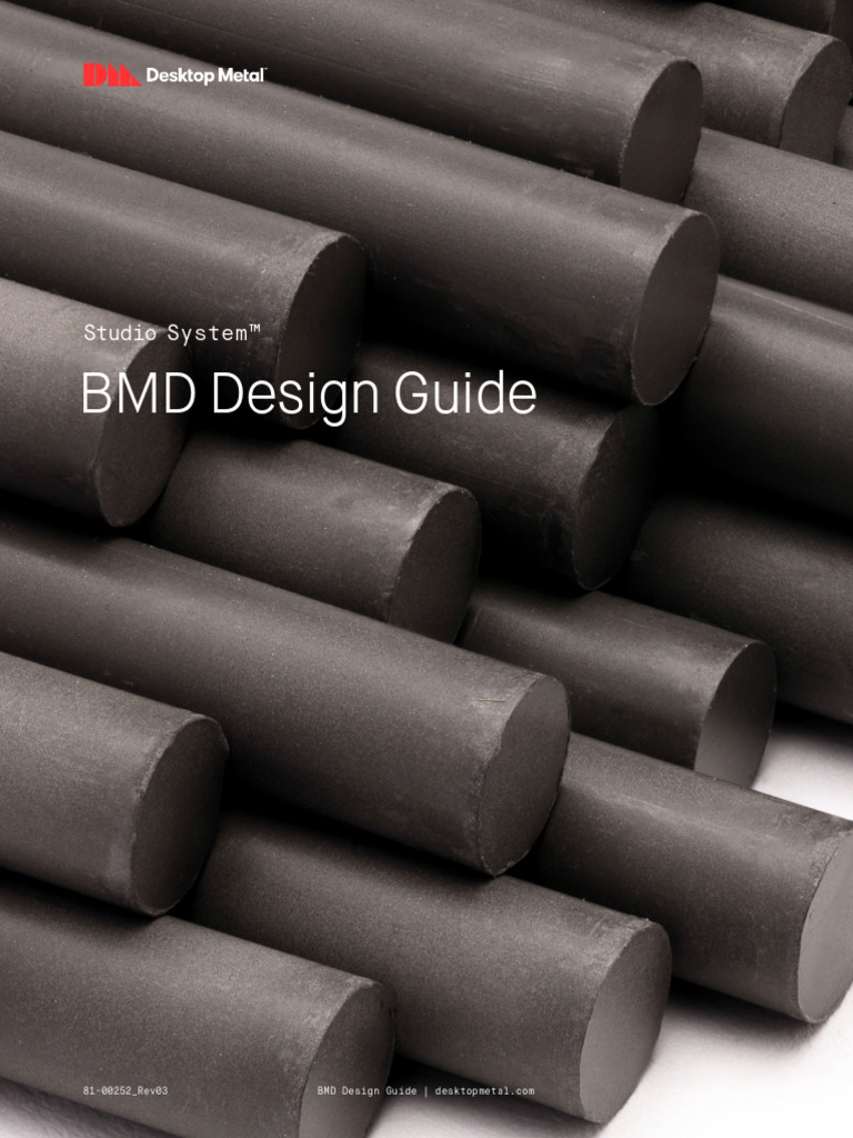 Studio System BMD Design Guide | PDF | 3 D Printing | Sintering
