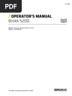 Brokk Operators Manual | PDF | Personal Protective Equipment | Risk