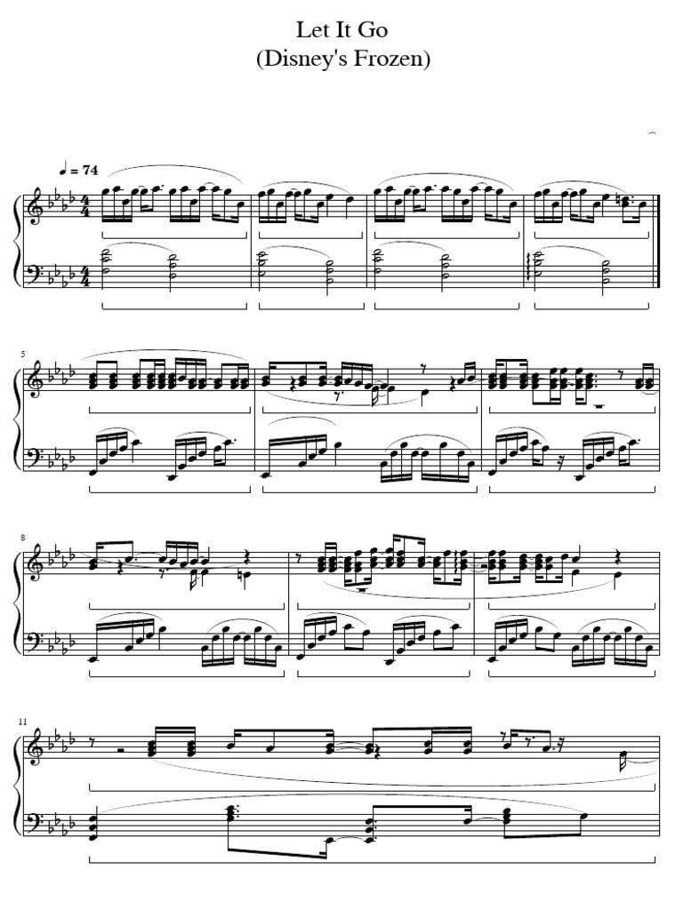 Let It Go Disneys Frozen | PDF