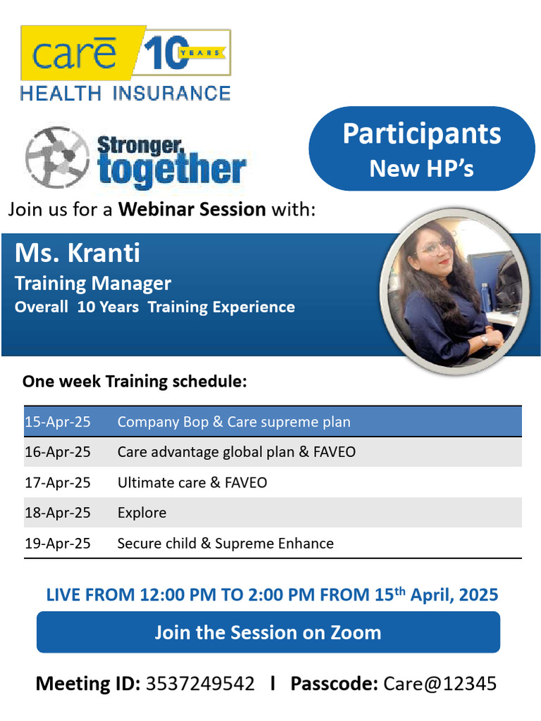 training invite | PDF