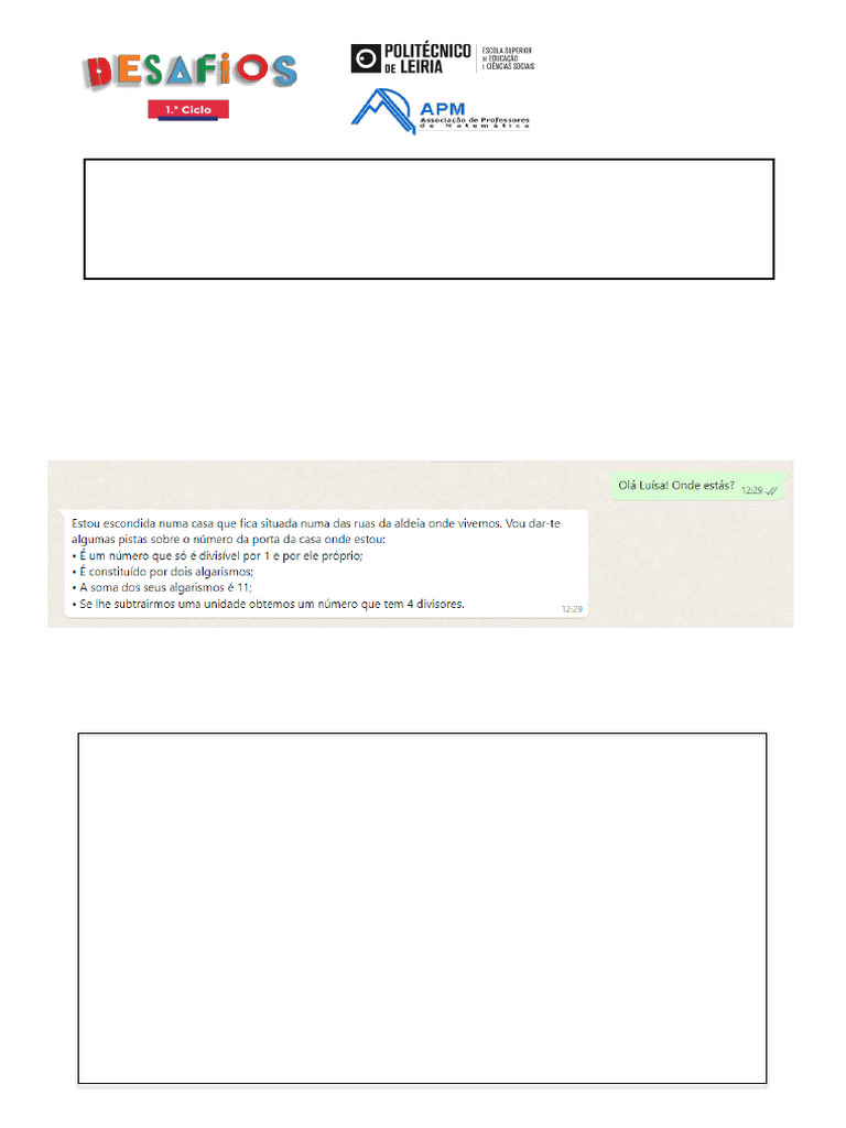 Desafios2024 1CEB Final | PDF