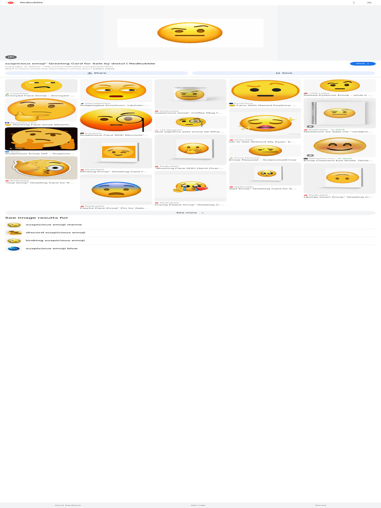 Suspicious Emoji - Google Search | PDF
