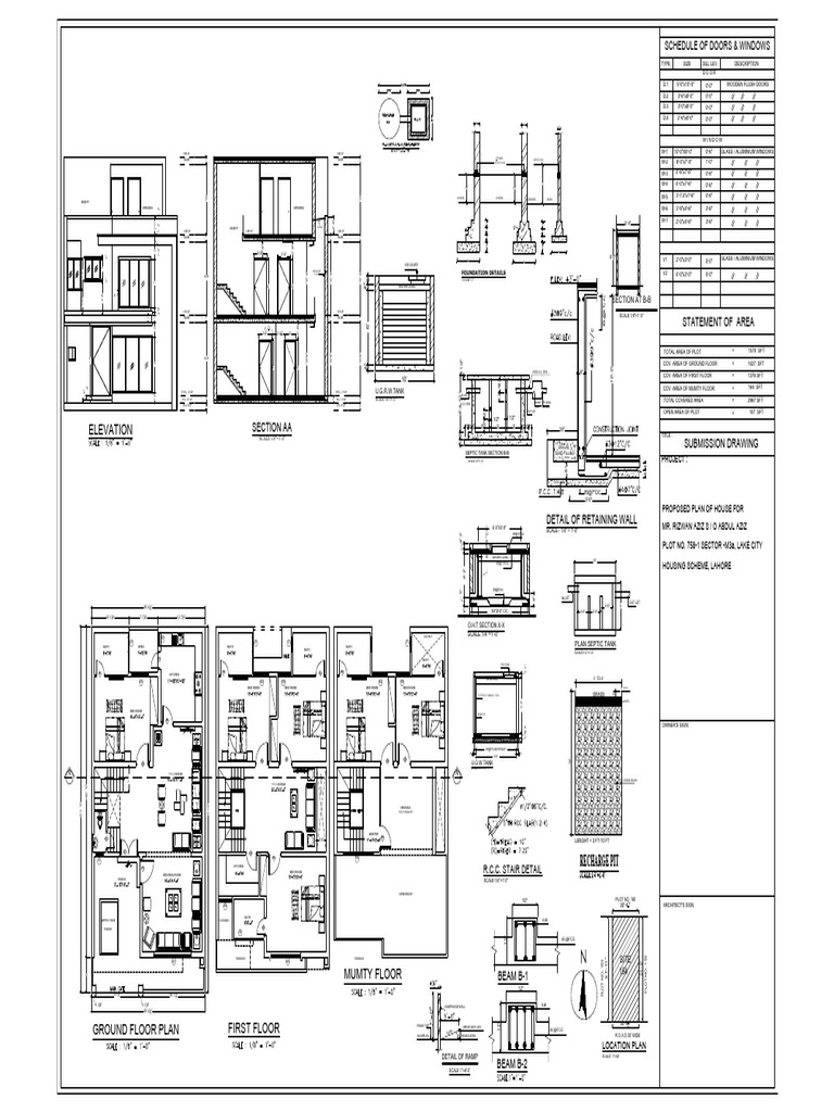 7 Marla Submission-Model | PDF