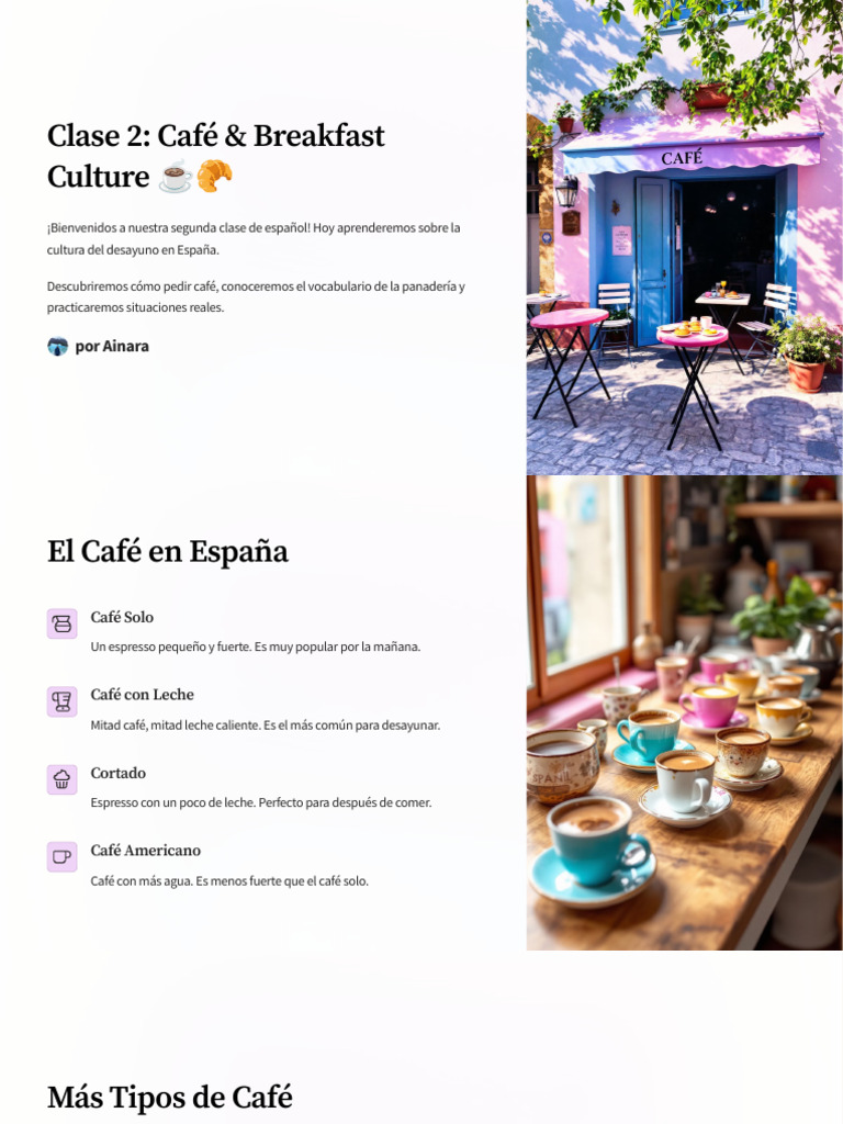 A1 - Cafe-and-Breakfast-Culture | PDF | Panes | Cocina