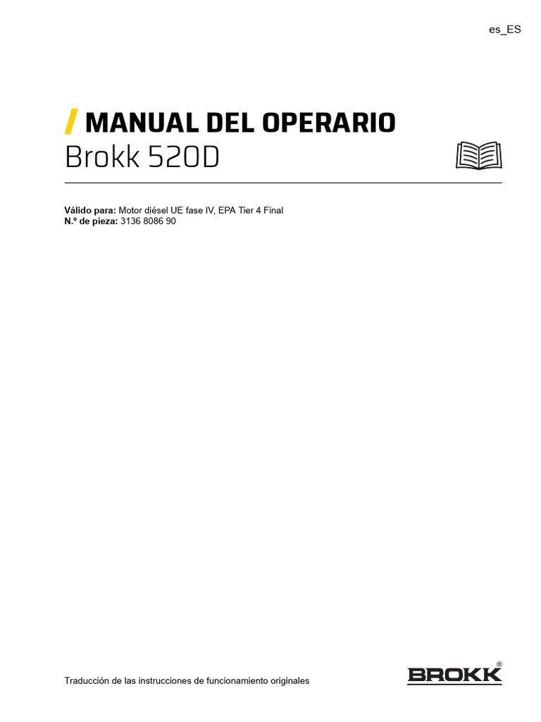 Manual Operario B520D Español | PDF | Agua | Motores