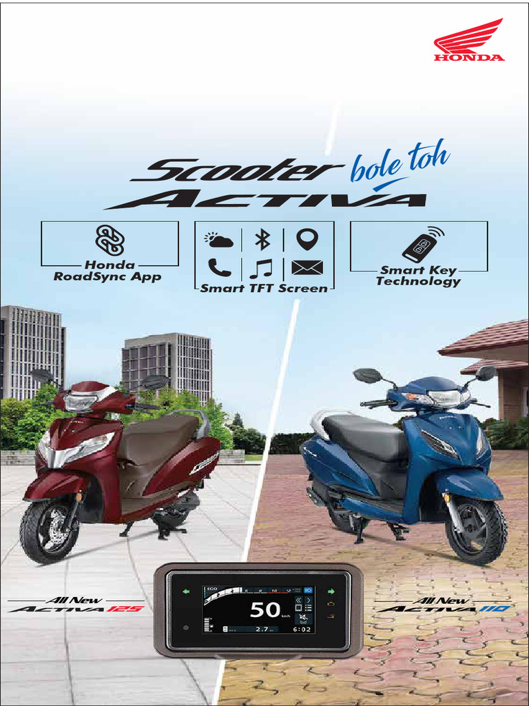 Activa 110 & 125 OBD2B Features Guide | PDF | Fuel Economy In ...
