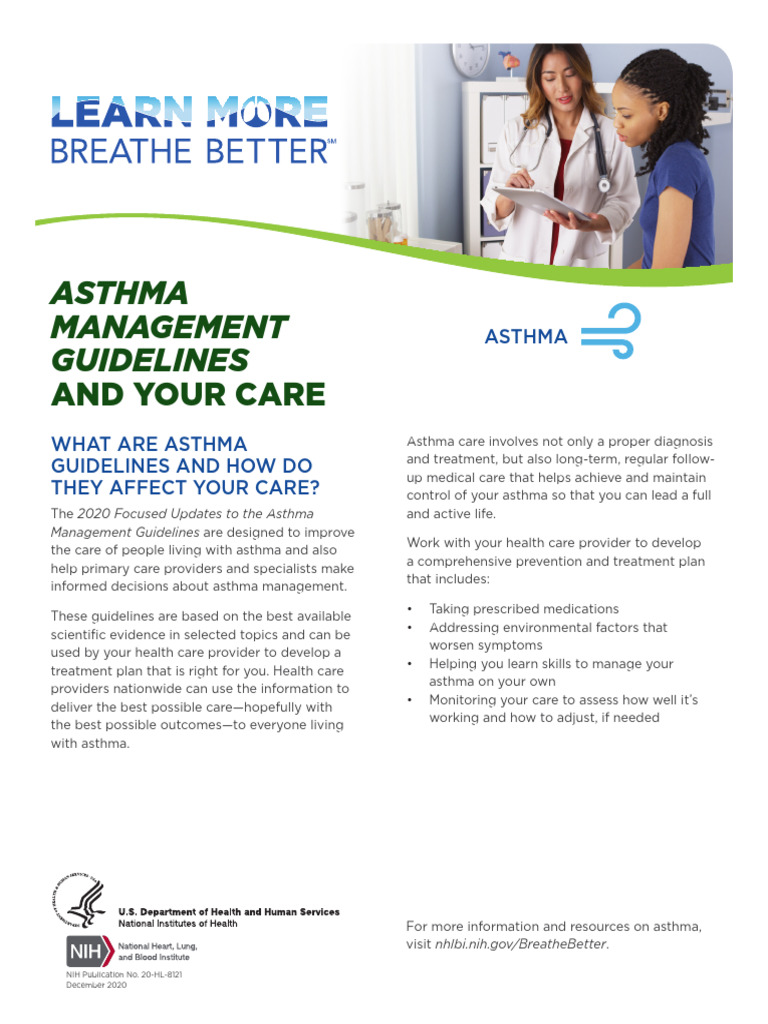2020 Asthma Management Guidelines Update | PDF | Asthma | Allergy