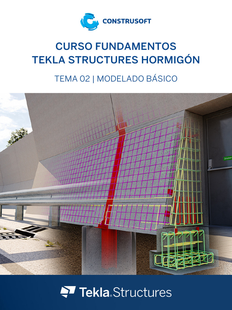 Curso Fundamentos Tekla Structures Hormigón: Tema 02 - Modelado Básico | PDF