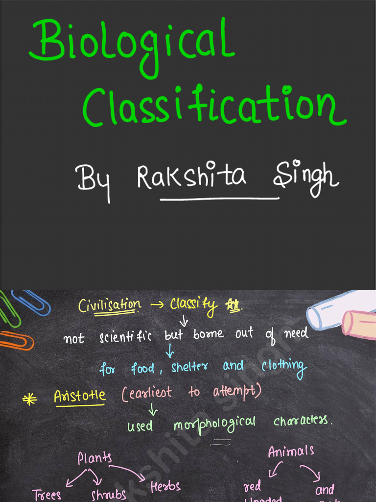 Biological Classification by Rakshita Singh | PDF