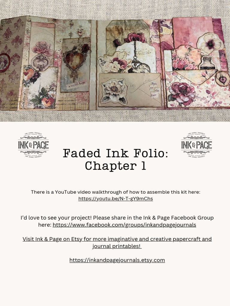 Faded Ink Folio Assembly Guide | PDF